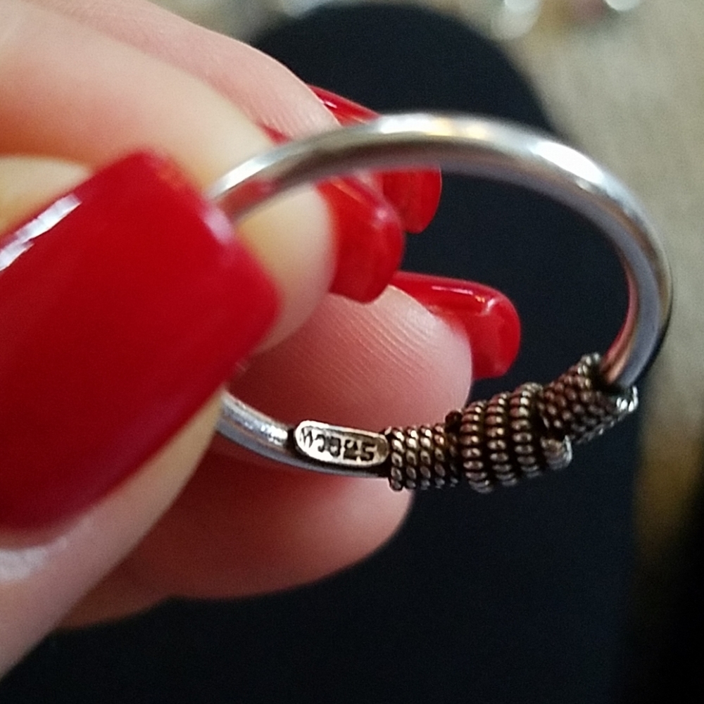 Vintage Navajo Cable Ring - Gem